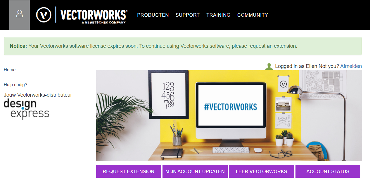 Cómo acceder a Vectorworks – Academic Software Helpcenter