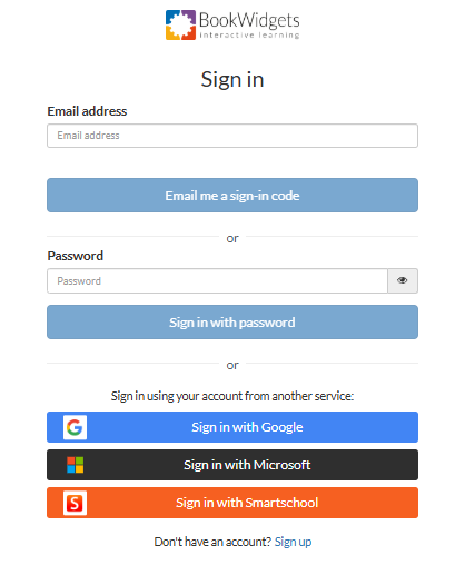 How to use BookWidgets – Academic Software Helpcenter