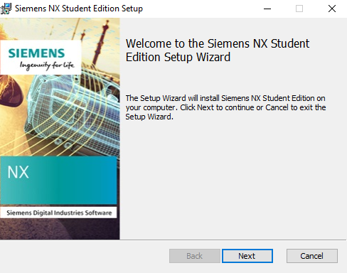 How to install Siemens NX Student Edition – Academic Software Helpcenter