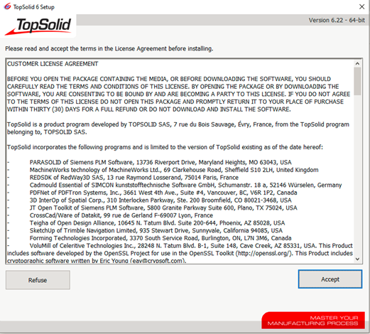 How to install TopSolid version 6 – Academic Software Helpcenter