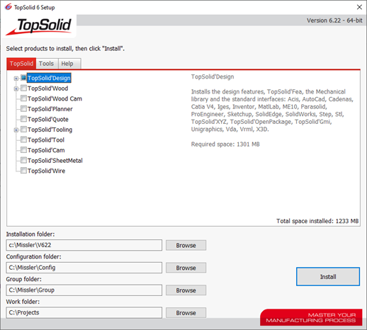 How to install TopSolid version 6 – Academic Software Helpcenter